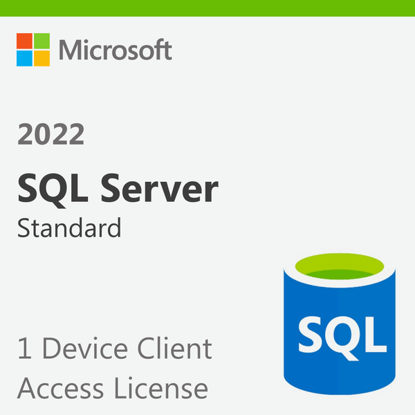 Microsoft SQL Server 2022 Standard - 1 Device Client Access License ...